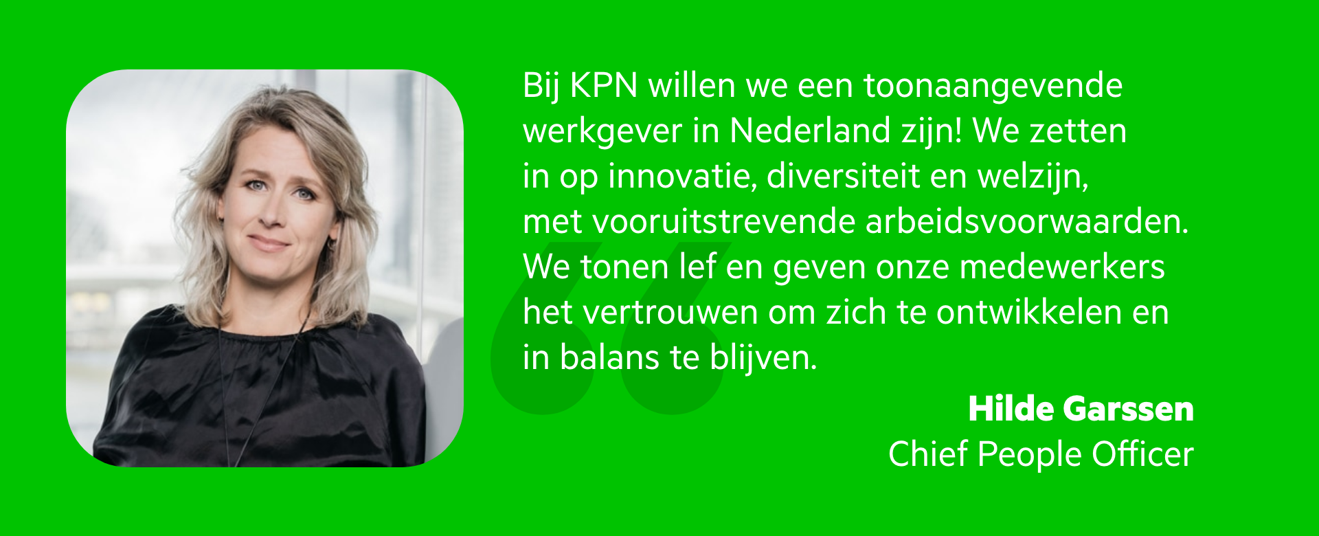 Ontdek de KPN werkcultuur | KPN